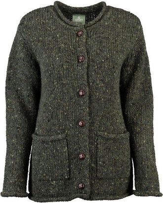 Carraig Donn Strickjacke im typischen Irland Aran Strick