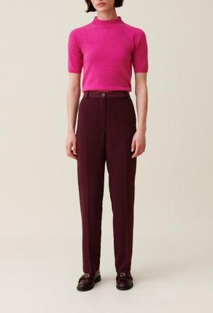 Claudie Pierlot Pantalon tailleur coupe cigarette