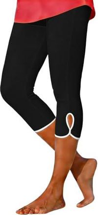 Generic Pantalon de yoga pour femme avec taille, d&eacute;coup&eacute;, confortable, extensible, legging de compression, grande taille, pantalon de gymnastique et de yoga 2