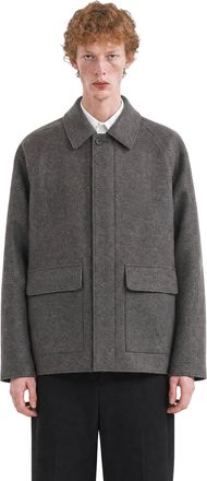 Harris Wharf London Country Jacket in Pressed Wool