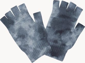 Kujten Mitaines cachemire courtes tie & dye, 4 fils - Mitaines Kappa Bleach