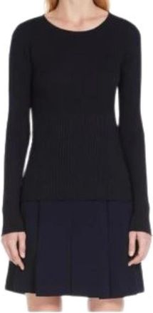 Max Mara Femme, Pulls, Noir, Taille: 42 FR Maille ras du cou