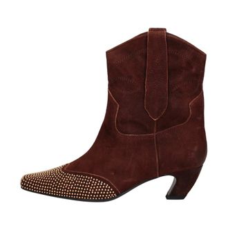 Marc Ellis Bottes Cowboy Glc7839C - Femme - Chaussures - Brun - Taille: 37 EU