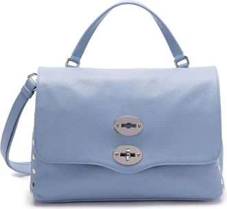 Zanellato Femme, Sacs, Bleu, Taille: ONE Size Sac à main avec fermoir pivotant