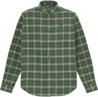 Timberland Chemise droite &agrave; carreaux en coton