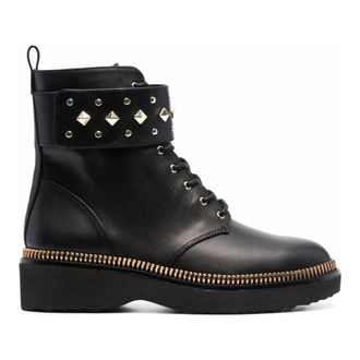 Michael Kors Haskell Schn&uuml;rstiefeletten - - Shoes - Damen - Schwarzk - 37 EU