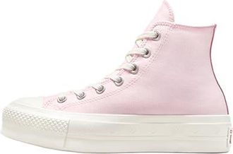 Converse Chuck Taylor All Star Lift Platform Hearts Baskets montantes pour femme, rose, 38 EU