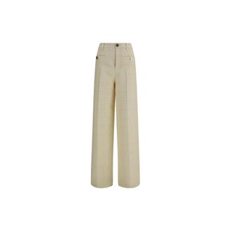 Gucci Baumwoll-Freizeithose - - Trousers - Damen - Beige - M