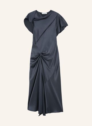 Reiss Reiss Satinkleid Sasha Mit Volants grau