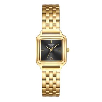 Glanzst&uuml;cke M&uuml;nchen Uhr - Damen Armbanduhr Edelstahl - Gr. unisize - in Gold - f&uuml;r Damen