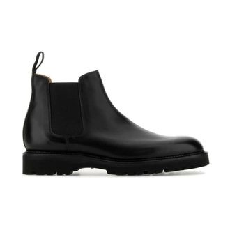 John Lobb Chelsea Boots aus Leder - - Shoes - Herren - Schwarzk - 42 1/2 EU
