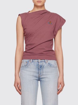 Vivienne Westwood Hebo One-Shoulder-Top aus Baumwolle mit gesticktem Orb-Logo