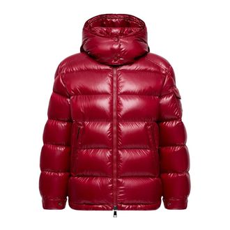 Moncler Femme, Vestes, Rouge, Taille: 46 FR Down Vestes