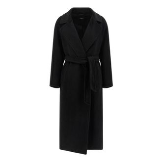 Max Mara Tempera Coat - Femme - Manteaux - Noir - Taille: 38 FR