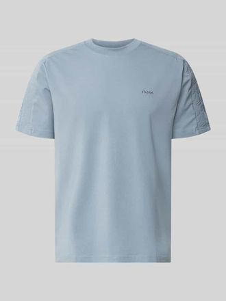 HUGO BOSS Regular Fit T-Shirt aus Baumwoll-Mix Modell TS_Union Tape
