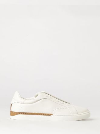 Fendi City Slip-on-Sneaker aus Kalbsleder mit Jacquard-Logo