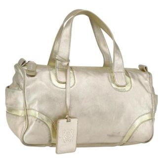 Loewe Sac &agrave; main en cuir Pre-owned - Femme - Pre-owned - Jaune - Taille: ONE Size