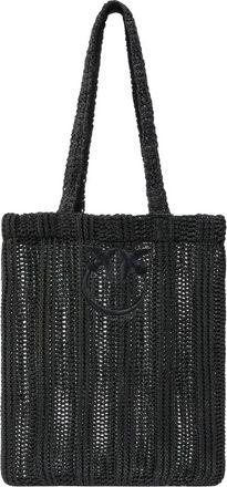 Pinko Pinko, Femme, Sacs, Noir, Taille: ONE Size Easy Tote Bag
