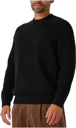 Selected Slhdereck LS Strick Relaxer Rippstrick-Rollkragen - - Knitwear - Herren - Schwarzk - XL