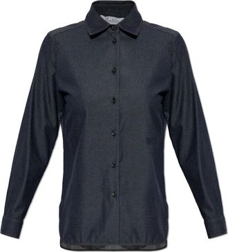 Max Mara Chemise en jean Molo - Femme - Blouses et Chemises - Bleu - Taille: 40 FR