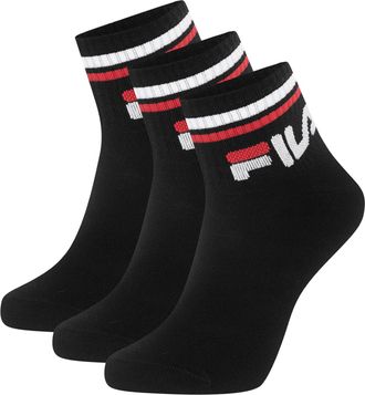Fila Kurze Socken Fila F9398-AW24 (3-pack) Schwarz