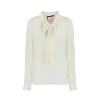 Max Mara Femme, Blouses et Chemises, Blanc, Taille: 38 FR Chemise Crotone