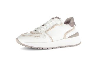 Gabor Damen Low-Top Sneaker, Frauen Sneaker,Weiss,schwarz,Jollys,Glitzer,blau,Rolling-Soft,Sensitive,Basic,Derby,rosa,Latte Kombi,41 EU / 7.5 UK