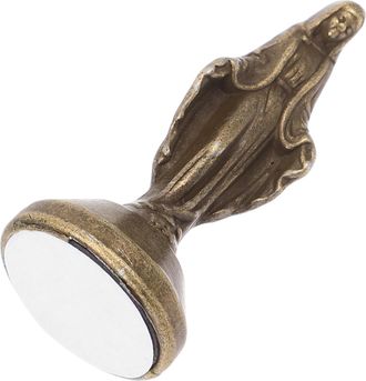 TOPBATHY Marienstatue Aus Messing Katholisches Dekor Für Zuhause Büro Und Auto Religiöse Skulptur Miniatur-Figur Mit Feinen Details Als Geschenk