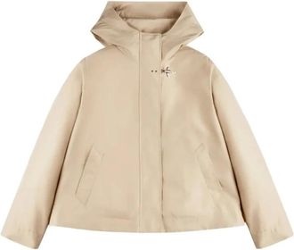 Fay Femme, Vestes, Beige, Taille: 40 FR Parka Courte