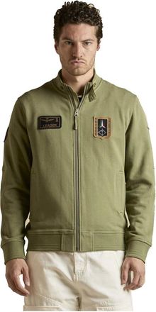 Aeronautica Homme, Sweatshirts et sweats &agrave; capuche, Vert, Taille: M Fe2102Uf00679 SweaT-shirt zipp&eacute; FZ