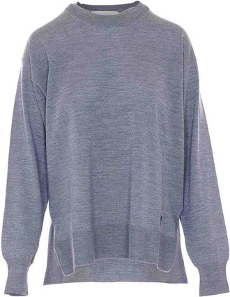 Ami Pull Col Rond - Gris