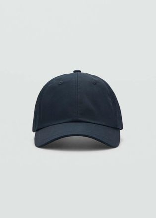 Mango Casquette unie en coton bleu marine - Homme - Taille unique - MANGO MAN