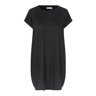 Masai Schwarzes Basic Tunika Kleid - - Dresses - Damen - Schwarzk - XS