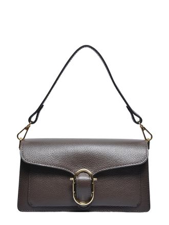 Anna Luchini Kastanienbraun Rindsledertasche
