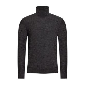 Trussardi Herren Merinowolle Dolcevita Pullover - - Knitwear - Herren - Grau - XL