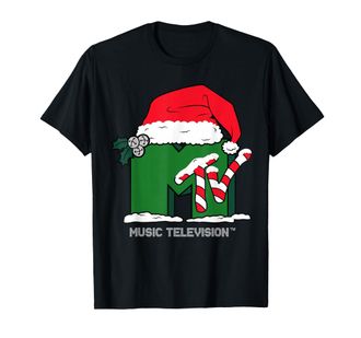 Giesswein Lieber Weihnachtsmann, ich Will Mein MTV-Logo mit Weihnachtsm&uuml;tze T-Shirt