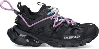 Balenciaga Low-Top Sneaker - Chunky Black Sneakers With Multicolor Laces - Gr. 36 (EU) - in Blau - f&uuml;r Damen