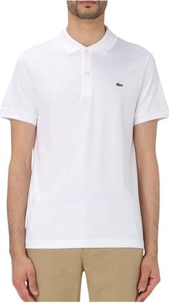 Lacoste Homme, Tops, Blanc, Taille: 3XL Polo en coton Pima coupe droite