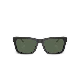 Emporio Armani Homme, Accessoires, Noir, Taille: ONE Size Lunettes de soleil rectangulaires
