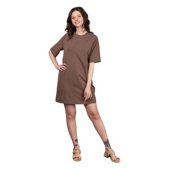 Circolo 1901 Femme, Robes, Brun, Taille: 40 FR Robe Midi