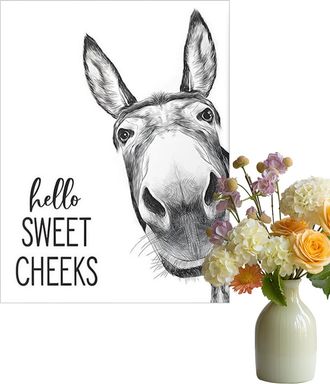 Generic Lustiges Toiletten-Wandbild - modernes buntes Design, Druck auf Leinwand, wasserfester Rahmen, einfach zu montieren, verspieltes Toilettenbild mit Tie