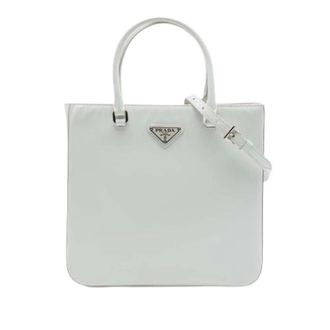 Prada Pre-owned Vintage Satchel - Femme - Pre-owned - Blanc - Taille: ONE Size