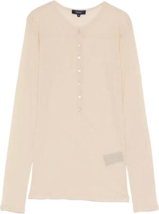 SOEUR Soeur, Femme, Pulls, Beige, Taille: 40 FR Isabella T-shirt &agrave; manches longues