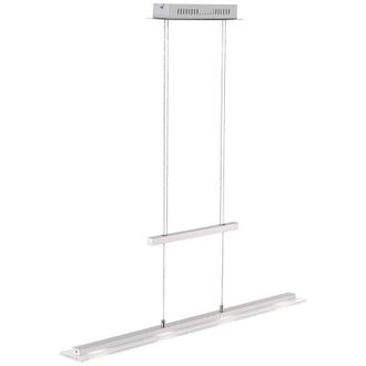 Honsel Leuchten Honsel - led Pendelleuchte tenso Silber dimmbar & h&ouml;henverstellbar, Breite 88cm