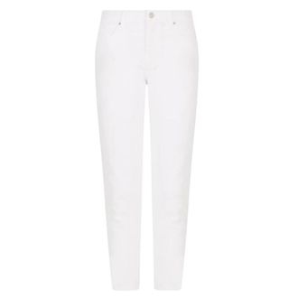 A|X Armani Exchange J01 Super Skinny Jeans mit Chinesischer Neujahrsstickerei - - Jeans - Damen - Wei&szlig; - W27