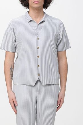 Homme Pliss&eacute; Issey Miyake Weste HOMME PLISSE ISSEY MIYAKE Herren Farbe Grau