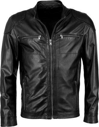 JCC Lederjacke 31020219ecom Black