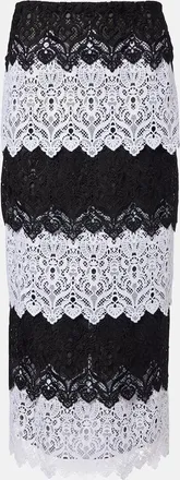 Carolina Herrera Midirock aus Spitze