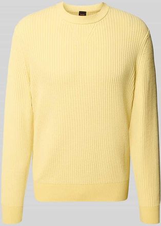 Boss Orange by Hugo Boss Regular Fit Strickpullover aus Baumwoll-Mix Modell APOKKO