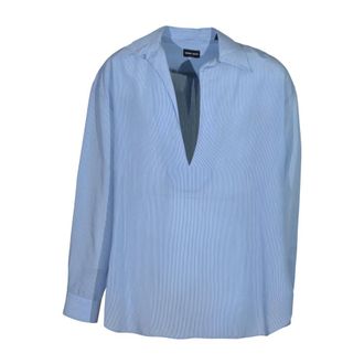 Giorgio Armani Homme, Blouses et Chemises, Bleu, Taille: XL Giorgio Armani Chemises